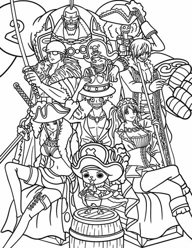 zoro wanted poster coloring page