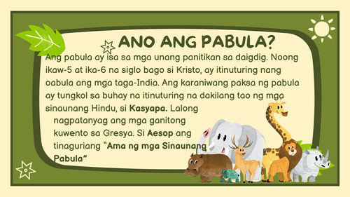 Mga Pabula Dagiti Pabula Ni Aesop PressReader