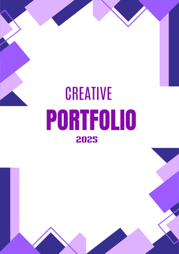 Simple Portfolio Cover Design