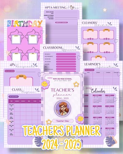 Template Year 2024-2025 Planner by mendozarodeyn - Raket.PH