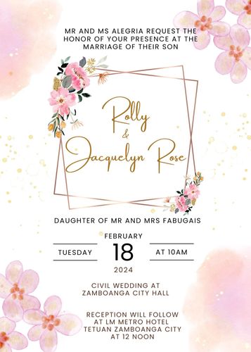 Civil Wedding Invitation