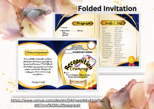 Recognition Invitation Templates