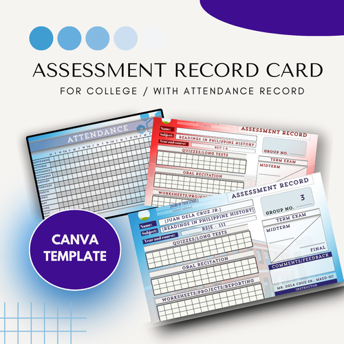 Student’s Assessment Record Template by janmallone_advincula - Raket.PH