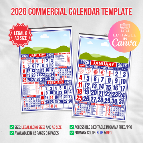 Commercial Calendar by vjm112222 - Raket.PH