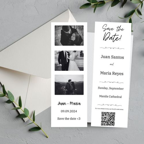 Photo Booth Wedding Invitation