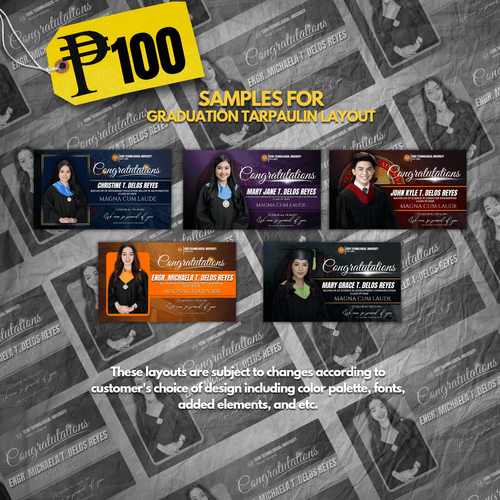 Graduation Tarpaulin Layout by justdesigns2025 - Raket.PH
