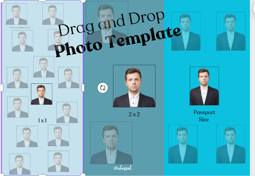 2x2, 1x1, Passport ID and Formal Attire Template by everythingonline ...