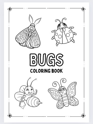 preschool coloring pages bugs