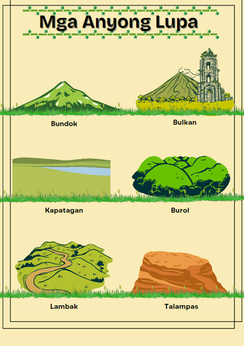 Anyong Lupa Sa Pilipinas MGA ANYONG LUPA Kapatagan Plain Ppt