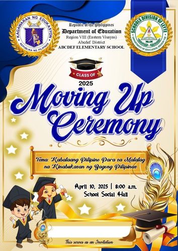 Graduation Program Cover For Elementary