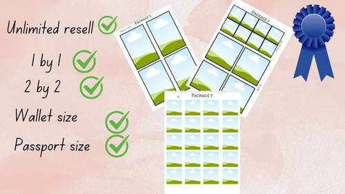 Rush ID Drag and Drop Photo Editable Canva Template | 1x1, 2x2 ...