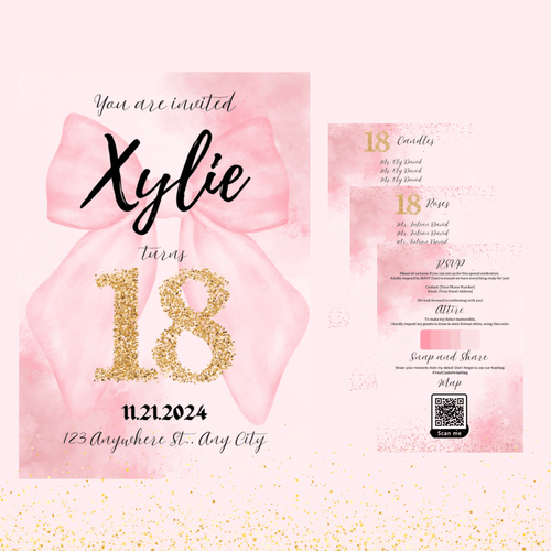 Sample Of 18 Birthday Invitation