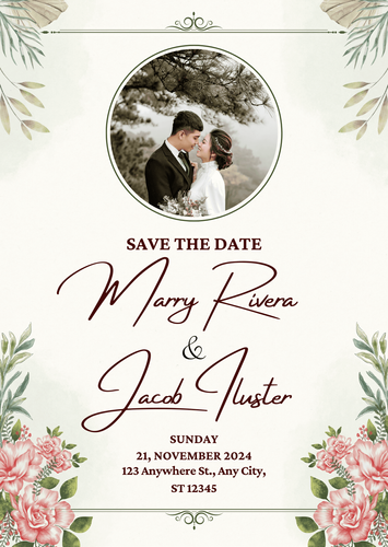 Printable wedding cards 60 photos - Astyledwedding.com