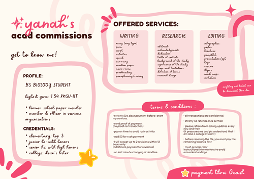 Academic Commission by justinefayenc - Raket.PH