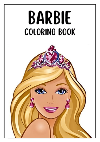 coloring pages barbie tiara