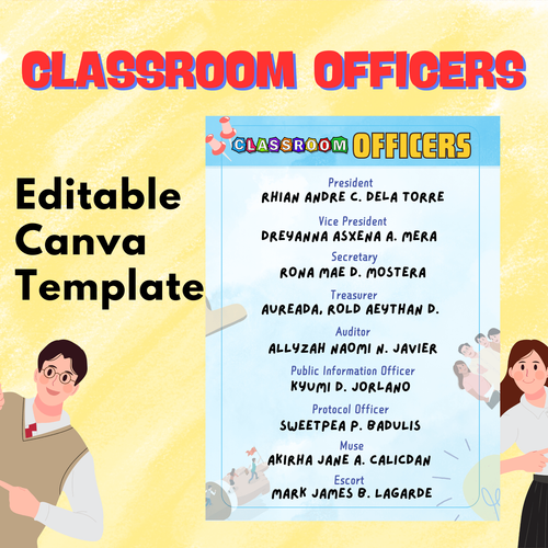Classroom Officers by reynaldositchon82 - Raket.PH