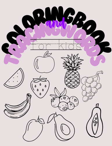 Coloring Fruits For Preschool Printable Coloring Pages For Kids