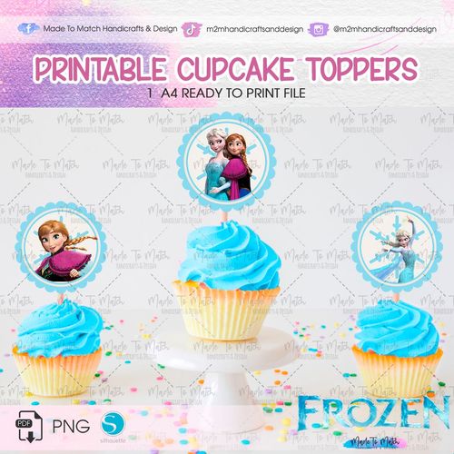Cupcake Top Template Printable Cupcake Topper Template 2.0 Inch