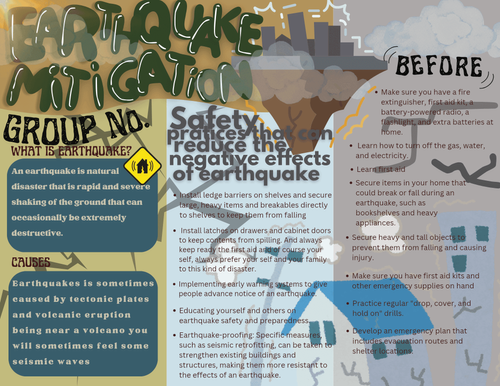 earthquake leaflet