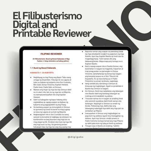 El Filibusterismo Buod