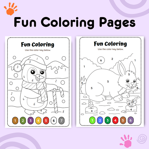Simple Color By Number Coloring Pages Camping Color By Number