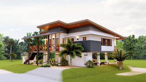 Philippine Dream House Design Philippine Floodproof Elevated House