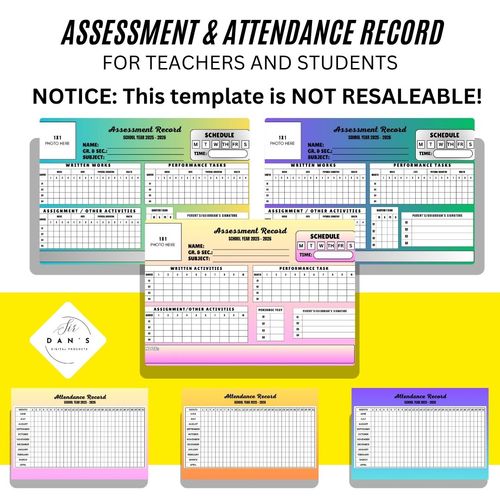 Student’s Assessment Record Template by janmallone_advincula - Raket.PH