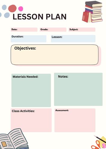 Lesson Plan Cover Page Ideas - Infoupdate.org