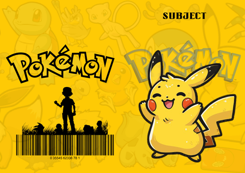 Pokemon Template Journal Cover