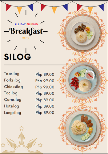 Simple Filipino Menu For Lunch Menu - Infoupdate.org