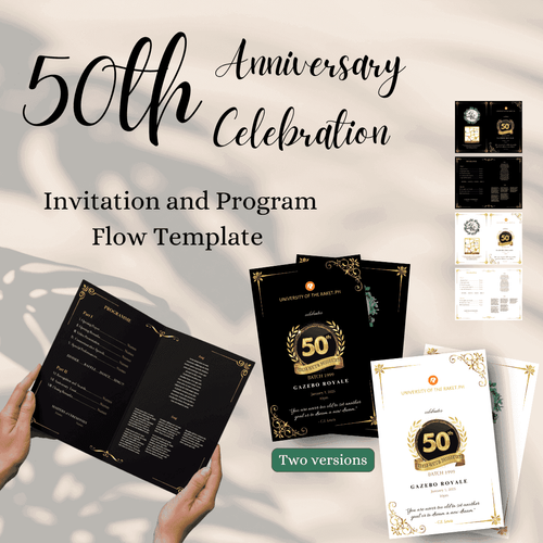 Invitation Program Template