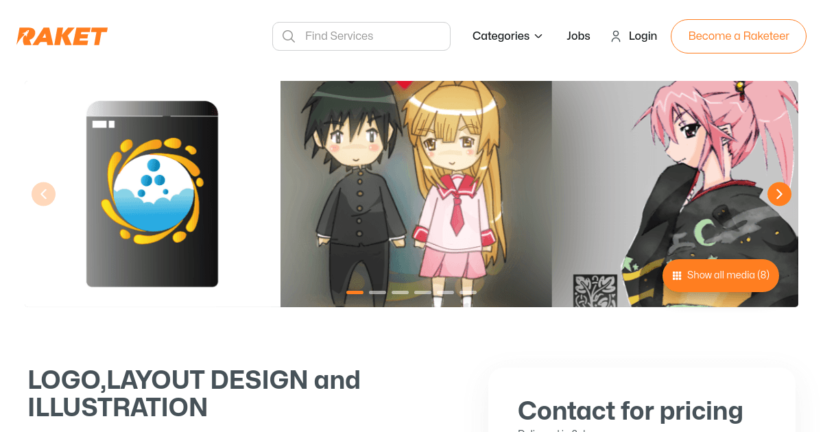 LOGO,LAYOUT DESIGN and ILLUSTRATION by smallteng - Raket.PH