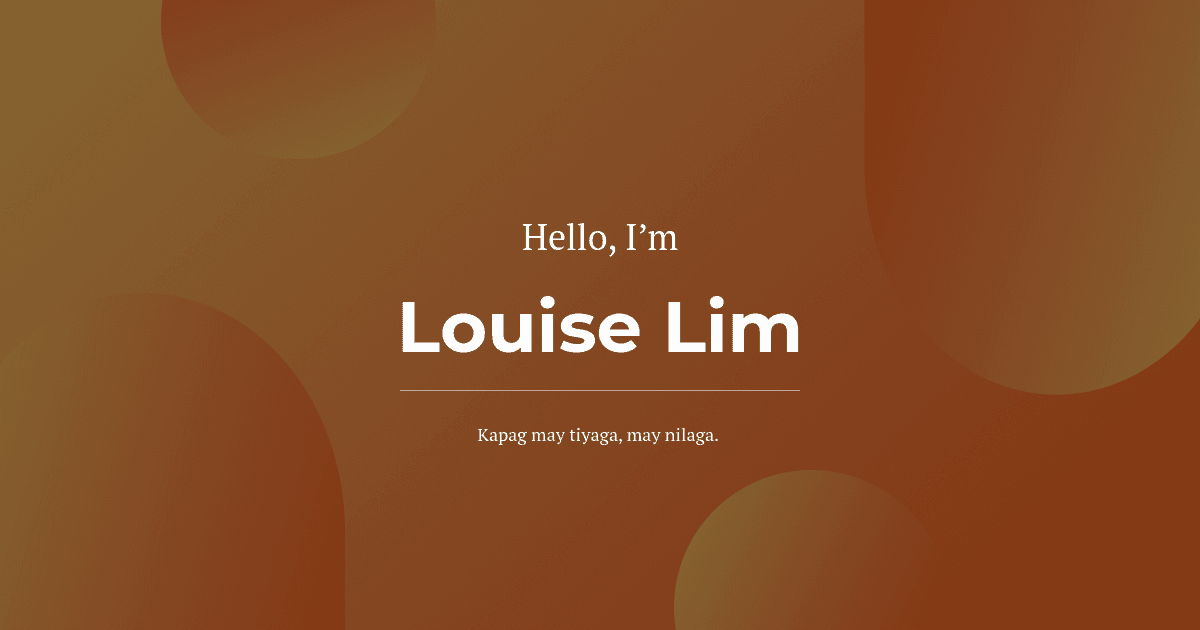 Sopheia Louise Lim