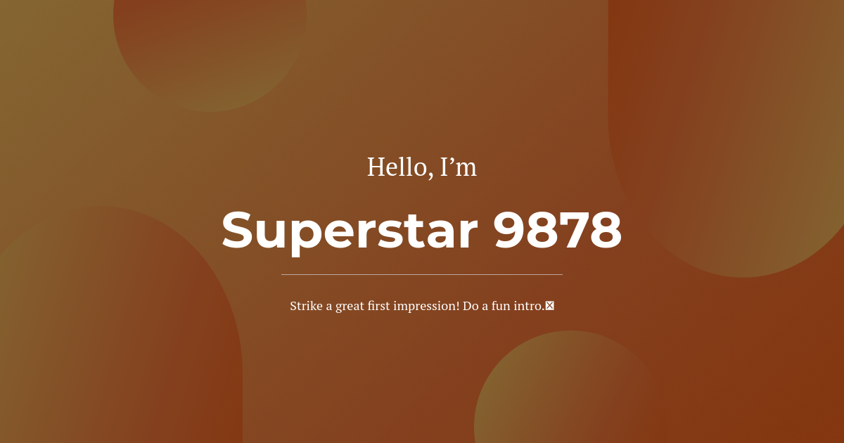 Superstar 9878