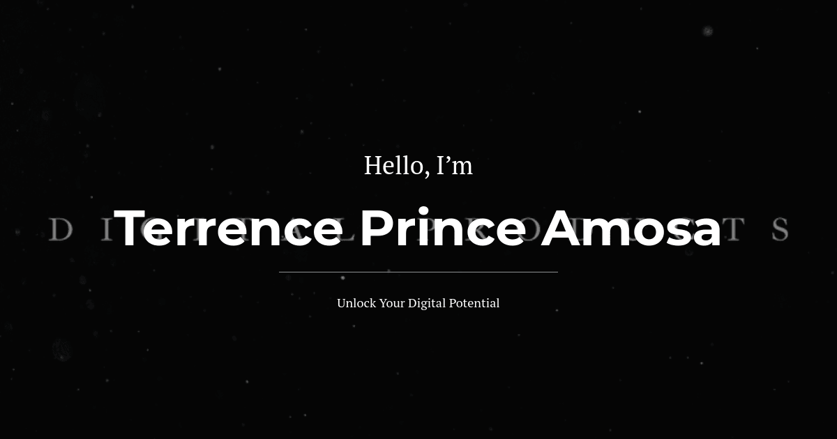 Terrence Prince Amosa
