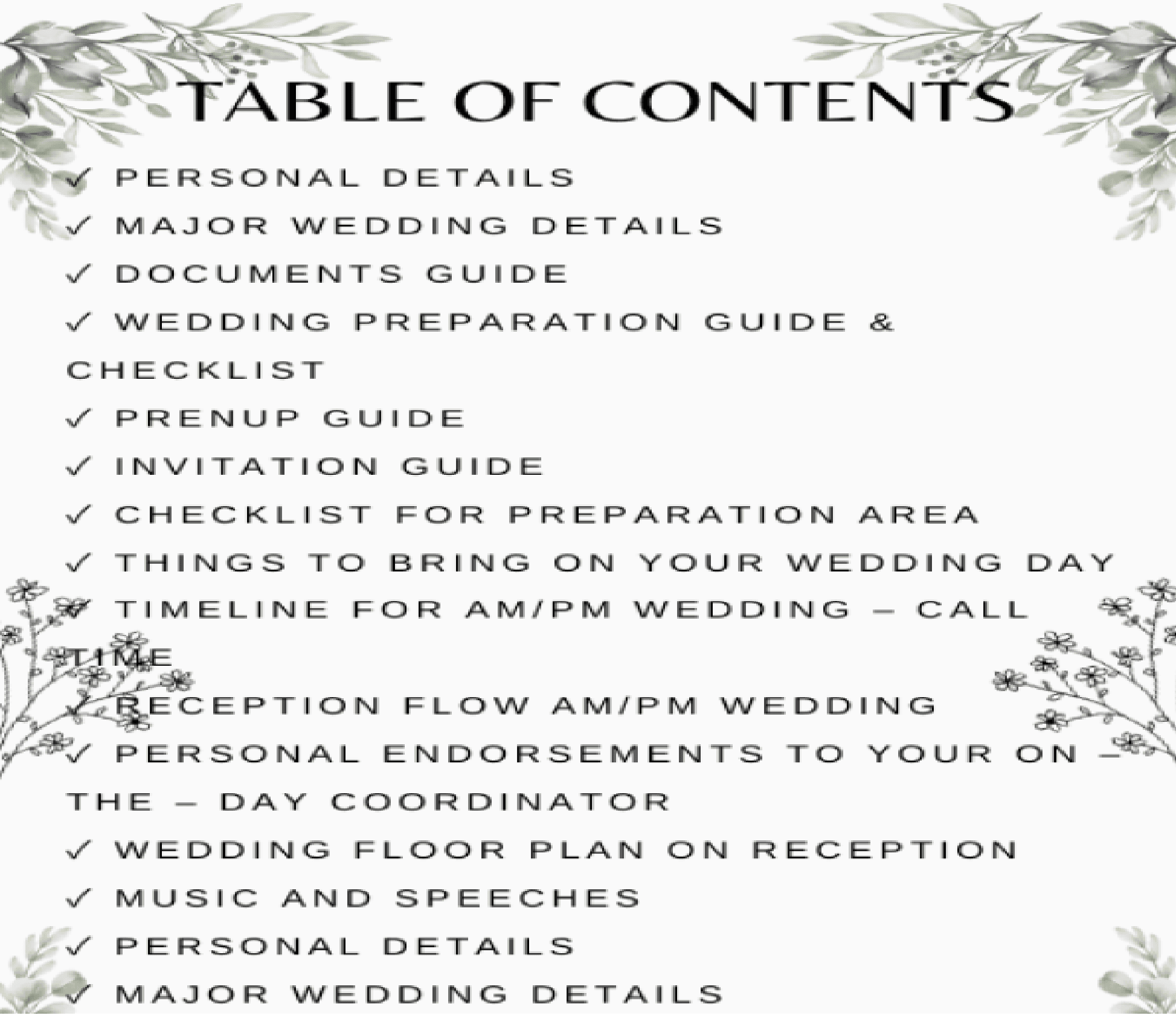 Wedding program philippines | Beachweddingtips.com