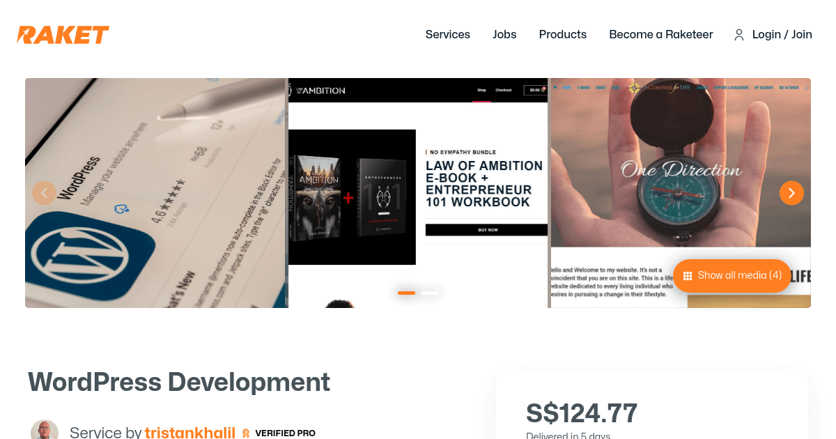 WordPress Development by tristankhalil - Raket.PH