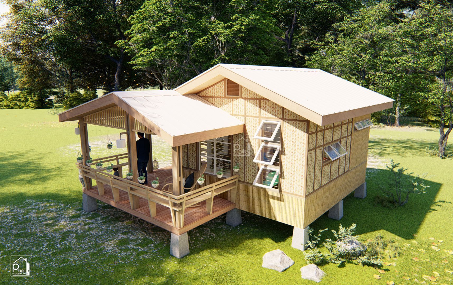 Simple Native House Design Kampung Uma Dawa Villas And Spa, Ubud