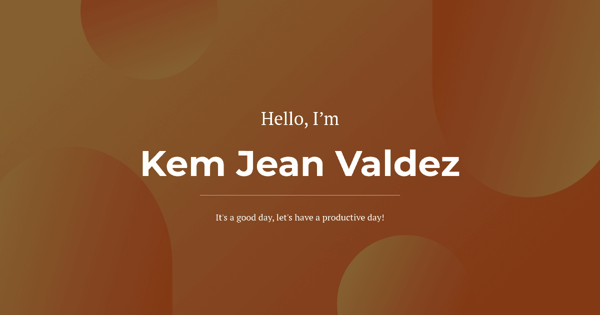 Kem Jean Valdez