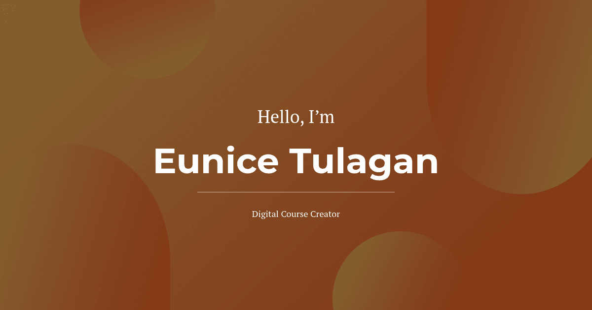 Eunice Tulagan