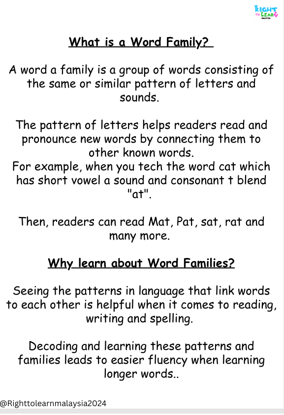 Images Of The Word Family