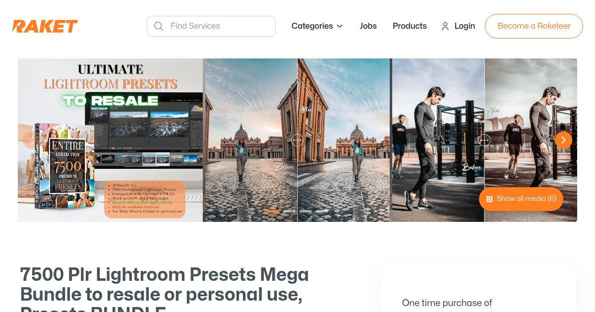 7500 Plr Lightroom Presets Mega Bundle to resale or personal use ...