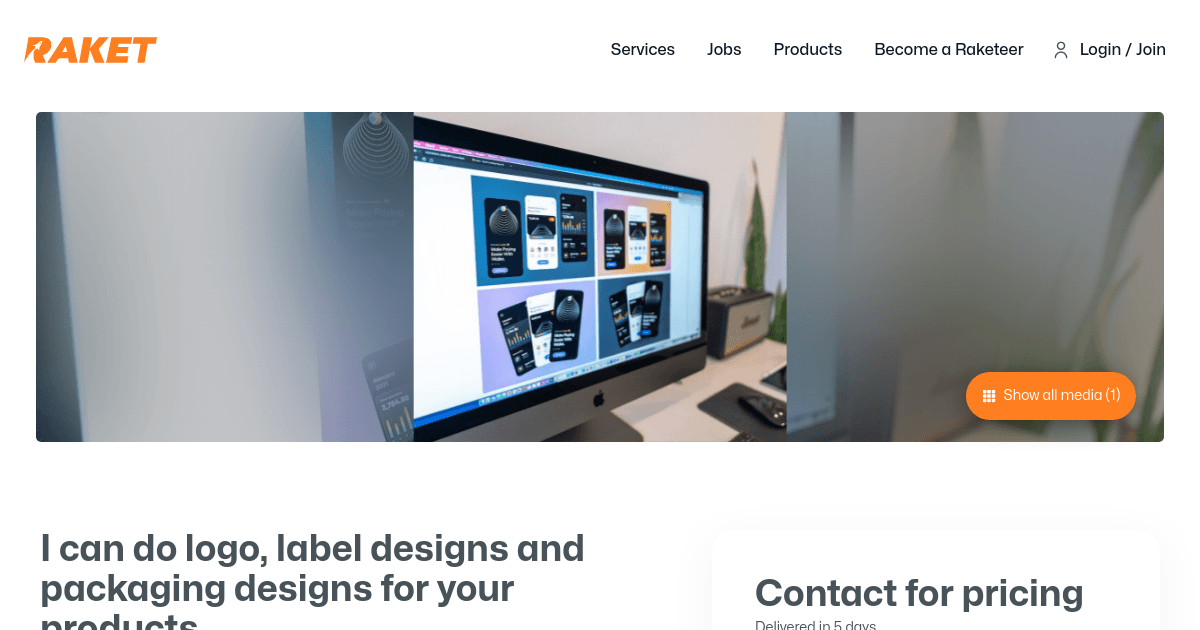 I can do logo, label designs and packaging designs for your products by ...